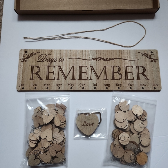 Accents | Remember Family Birthday Wall Hanging Calendar | Poshmark